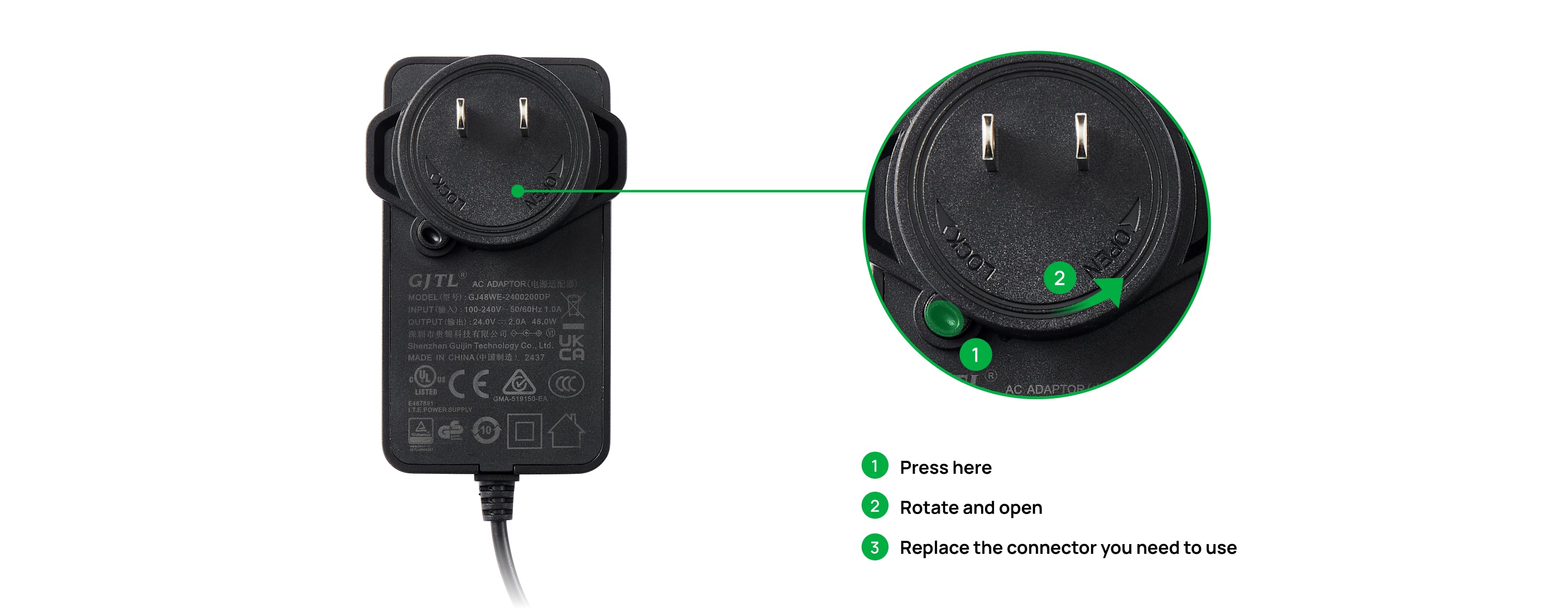 AC DC Power Adapter | Bambu Lab EU Store
