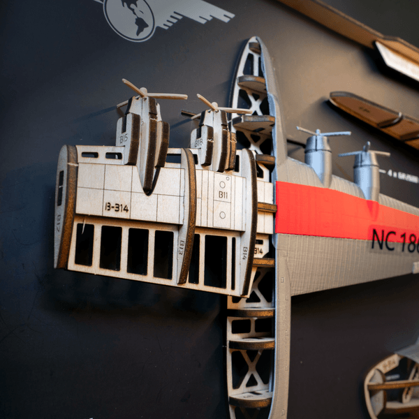 2.5D Framed Blueprint - Pacific Clipper | Negozio Bambu Lab EU