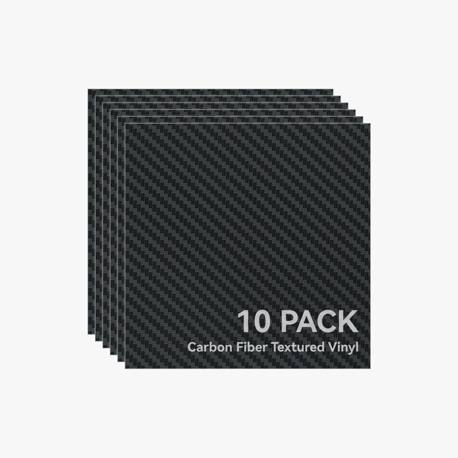Carbon Fiber Textured Removable Vinyl (10pcs) | Bambu Lab EU Store