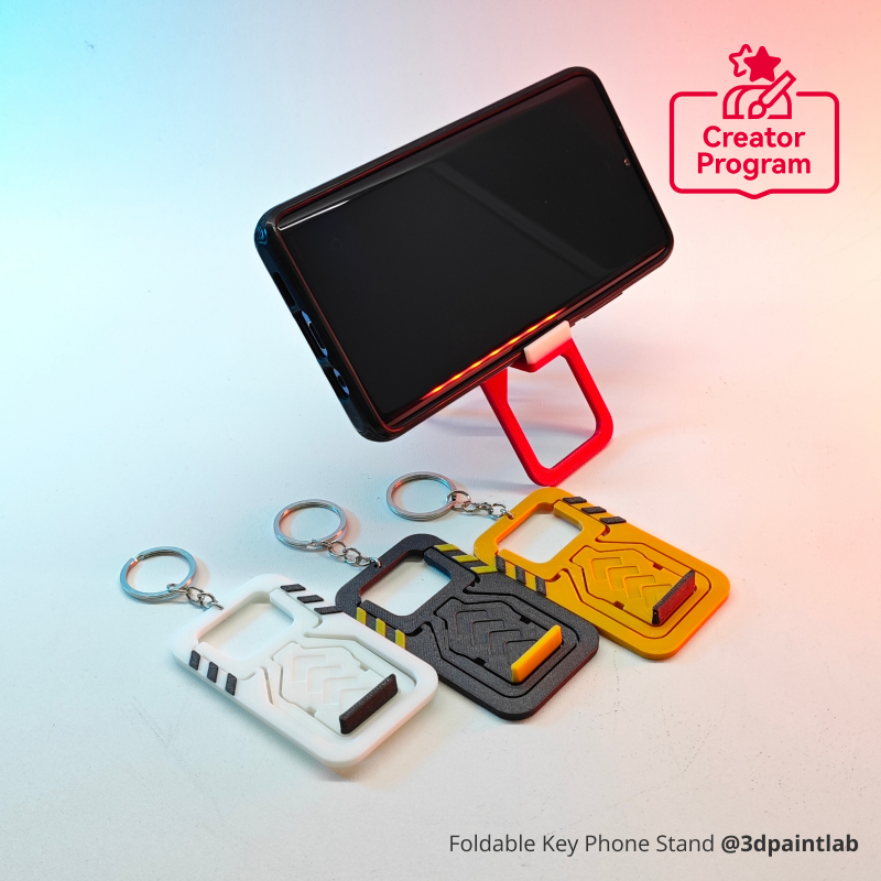 Foldable Key Phone Stand | Bambu Lab EU Store